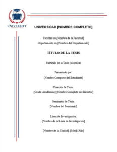 🎓 Portada de Tesis IPN para Word (Plantilla 2026)