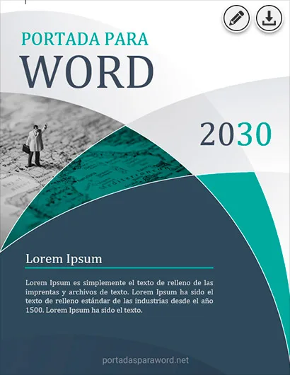 Portada Para Tus Apuntes Digitales En Word Graphic